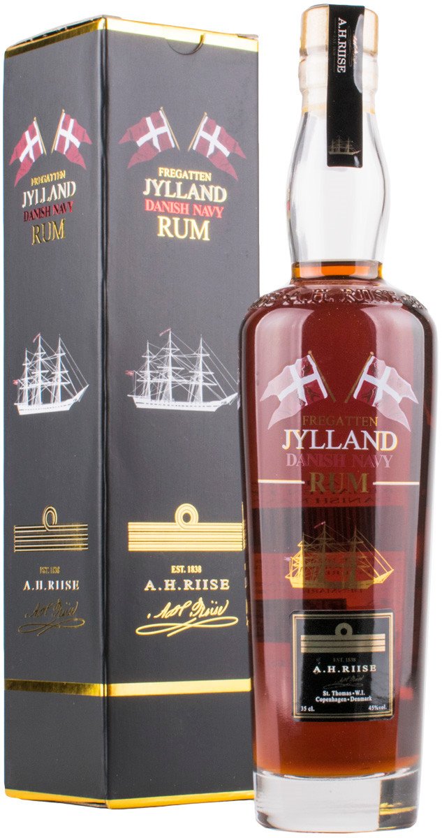 A.H.Riise Royal Danish Navy Fregatten Jylland Rum 45% - Rom - Eventyrvin